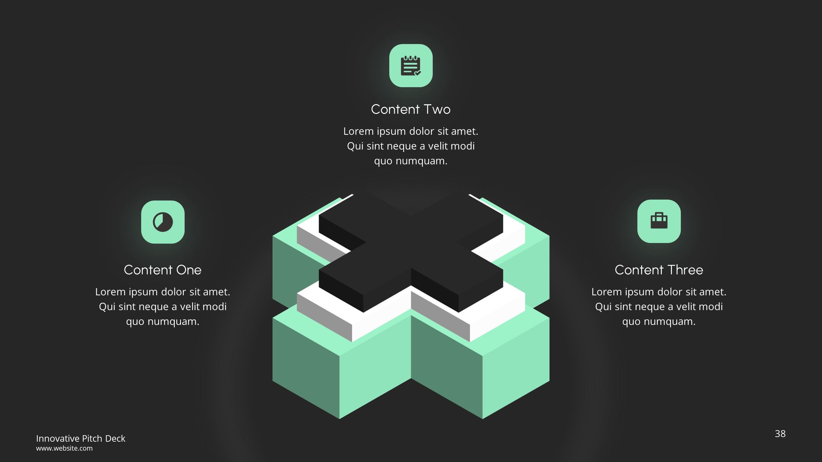 Innovative Pitch Deck PowerPoint Template, Presentation Templates ...