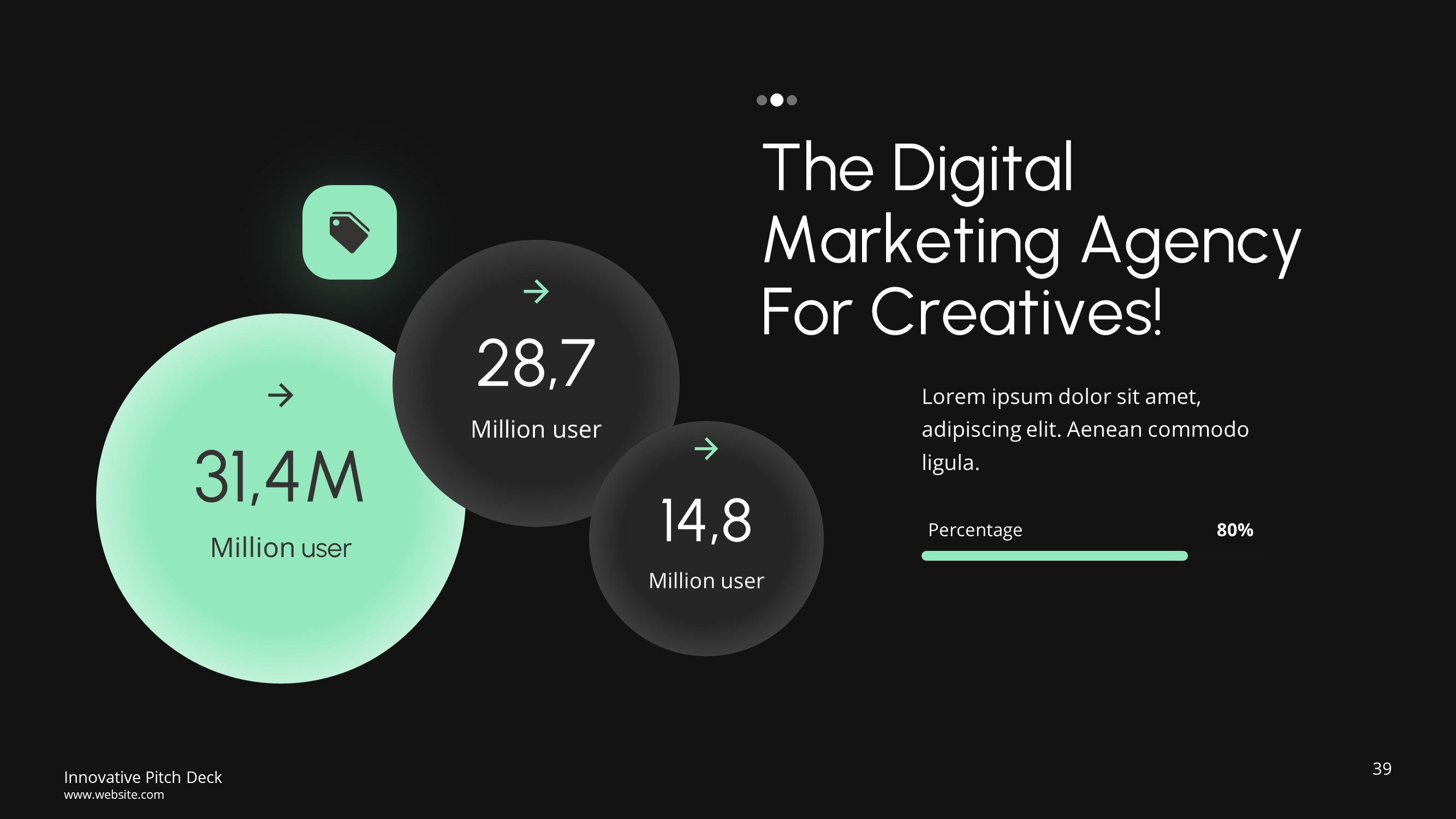 Innovative Pitch Deck PowerPoint Template, Presentation Templates ...