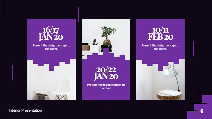 Elegance Decor Interior PowerPoint Template, Presentation Templates