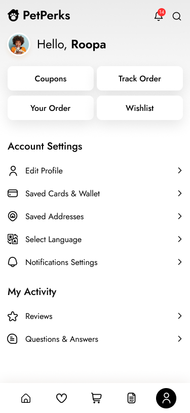 PetPerks - Pet Store eCommerce Figma Mobile App UI Kit by DexignZone