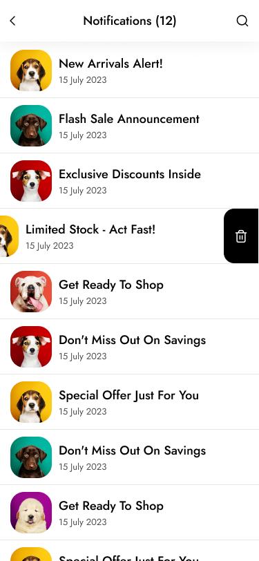 PetPerks - Pet Store eCommerce Figma Mobile App UI Kit by DexignZone