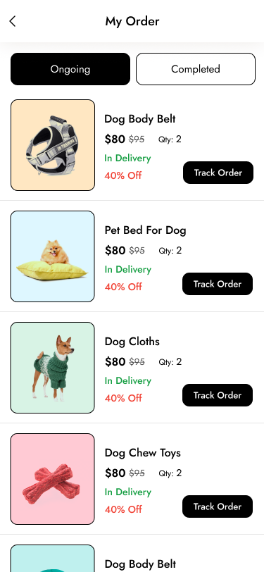 PetPerks - Pet Store eCommerce Figma Mobile App UI Kit by DexignZone