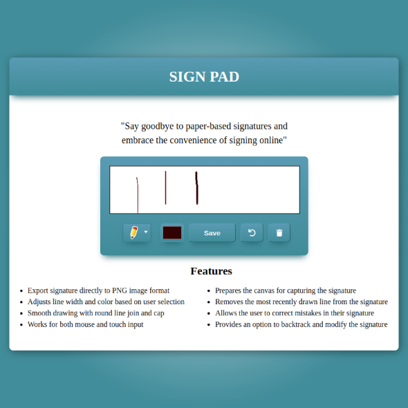 Digital Sign Pad by CubixSol | CodeCanyon