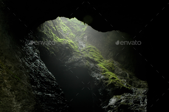 Cave Entrance View form Inside Stock Photo by salajean | PhotoDune