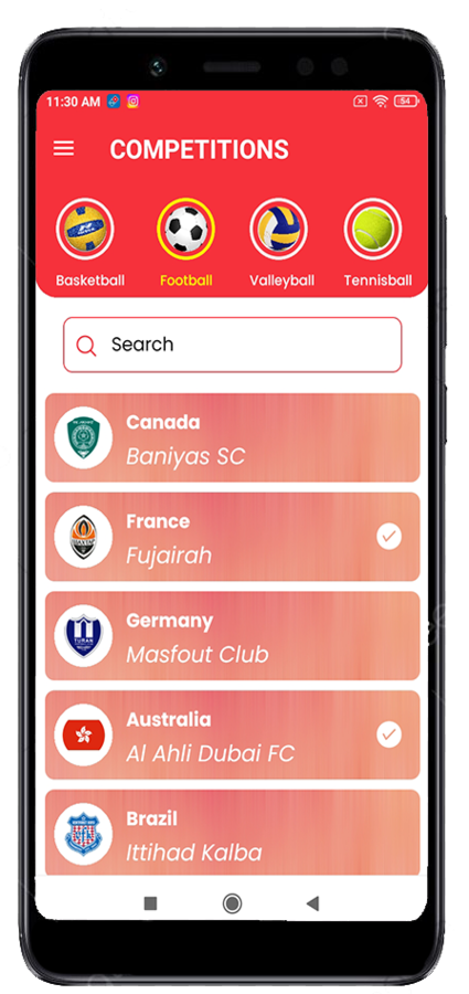 Live Score Sport App - Fantasy Sports App | Sport App React Native iOS ...