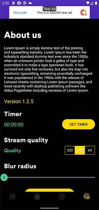 Simple radio (android) by QODO | CodeCanyon