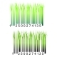 Bar code with fresh green grass, Vectors | GraphicRiver
