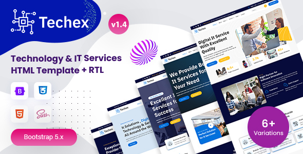 Techex - Technology & IT Services HTML Template by HiBootstrap ...