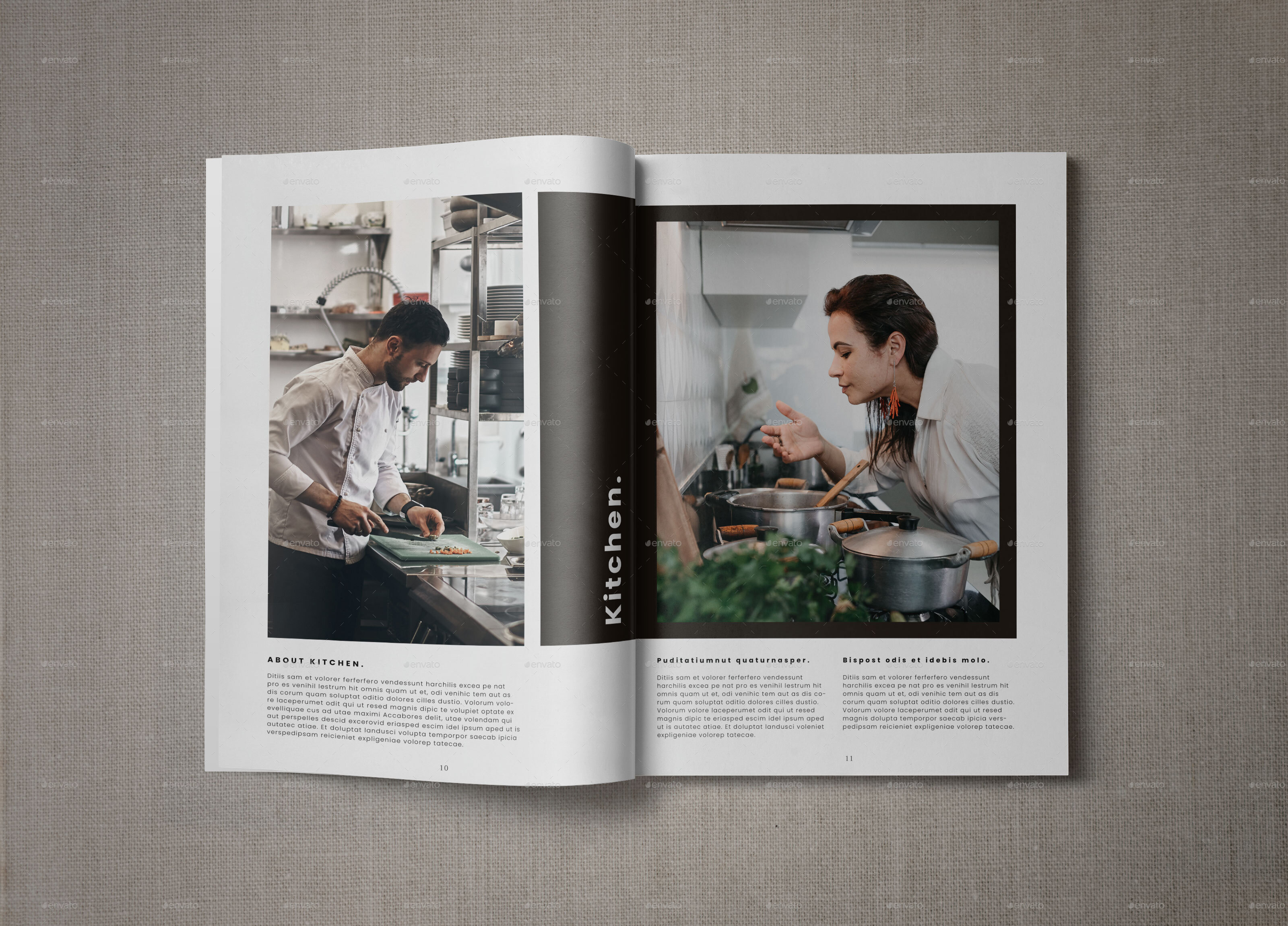 Restaurant & Food Magazine Template, Print Templates | GraphicRiver