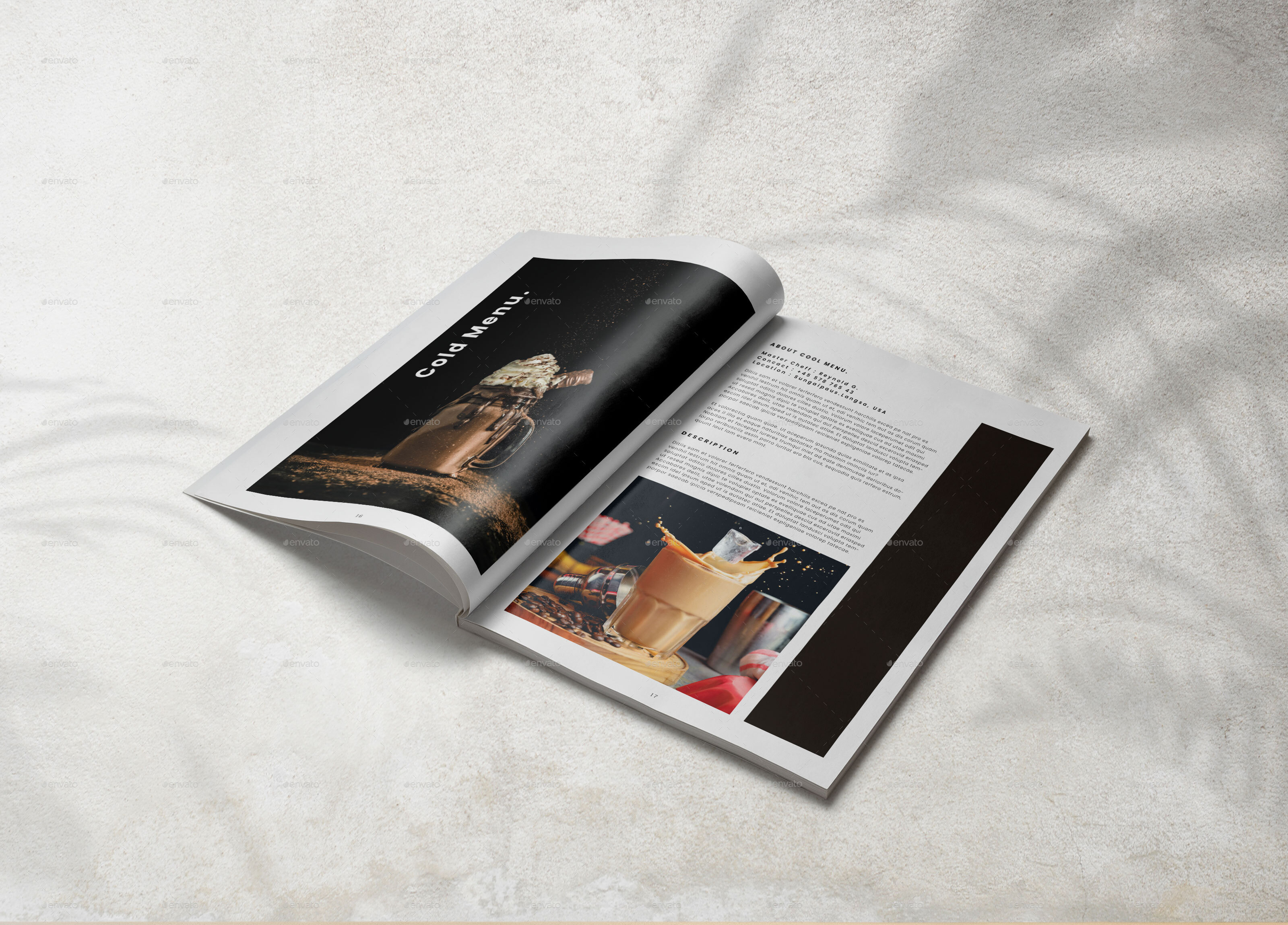 Restaurant & Food Magazine Template, Print Templates | GraphicRiver