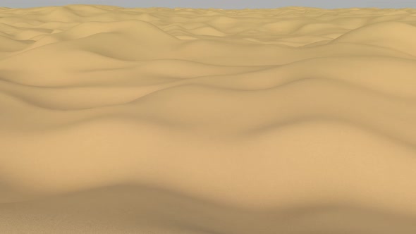 Flying Over Endless Desert, Motion Graphics | VideoHive