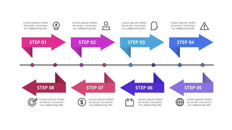 Timeline animated infographics, Presentation Templates | GraphicRiver