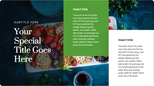 Foodly - Food and Culinary Keynote Presentation Template, Presentation ...