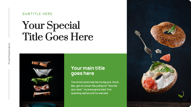 Foodly - Food and Culinary Keynote Presentation Template, Presentation ...