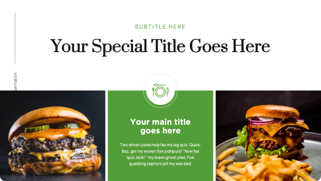 Foodly - Food and Culinary Keynote Presentation Template, Presentation ...