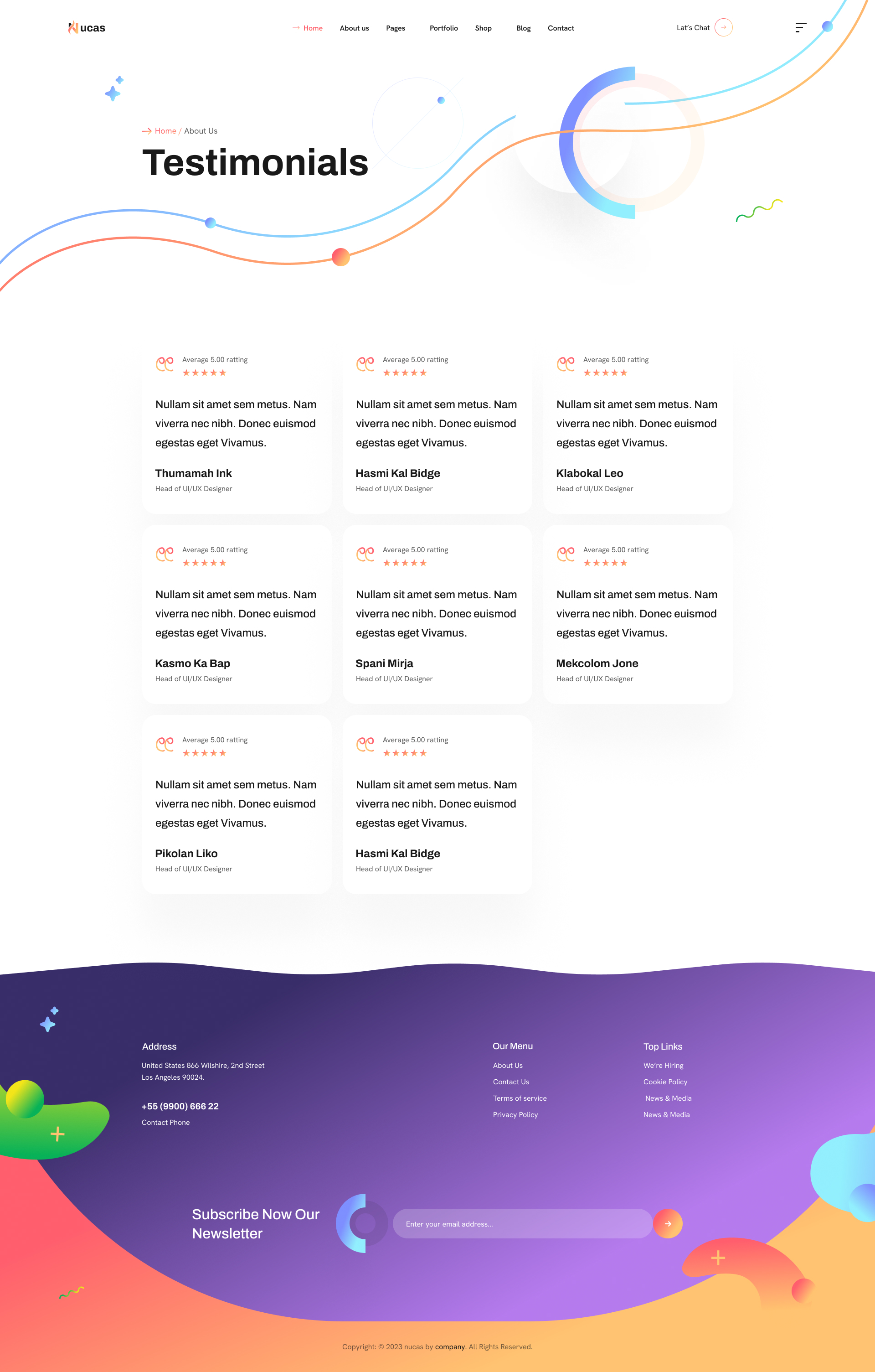 Nucas - SEO & Digital Marketing Figma Template by creativemela ...