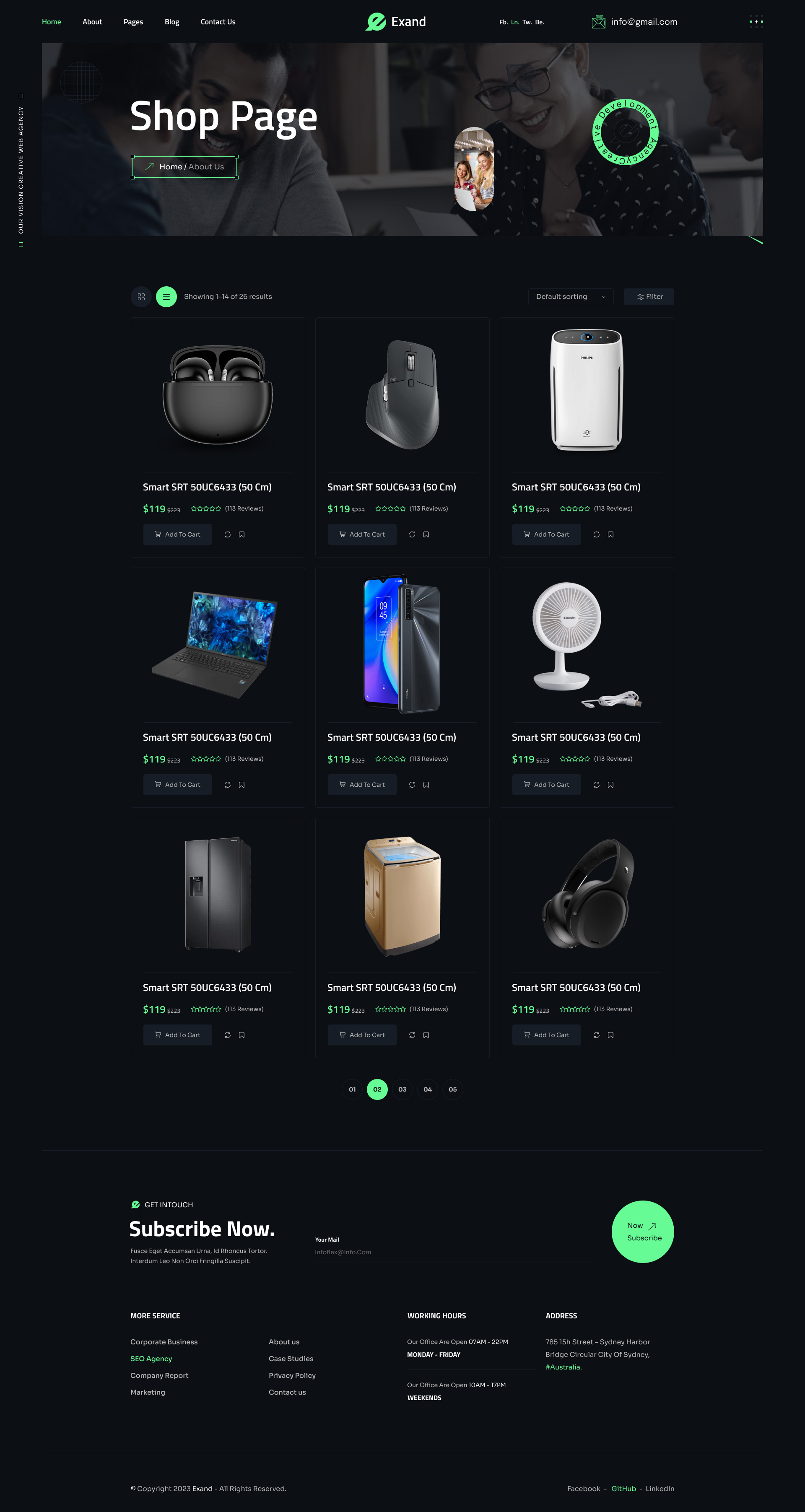Exand - Creative Agency Figma Template by creativemela | ThemeForest