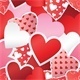 Heart Stickers Background, Vectors | GraphicRiver