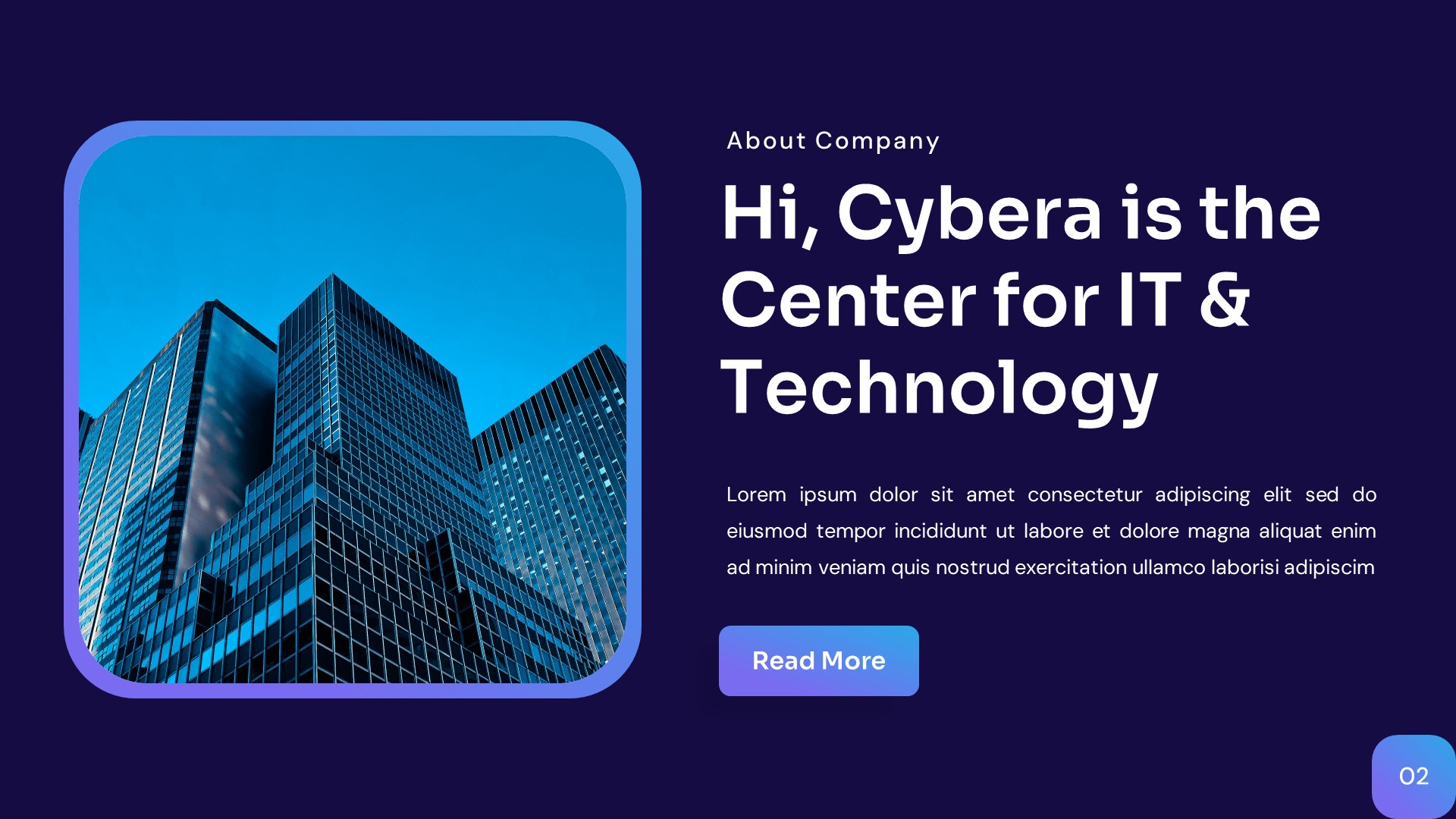 Cybera – IT & Technology PowerPoint Template, Presentation Templates