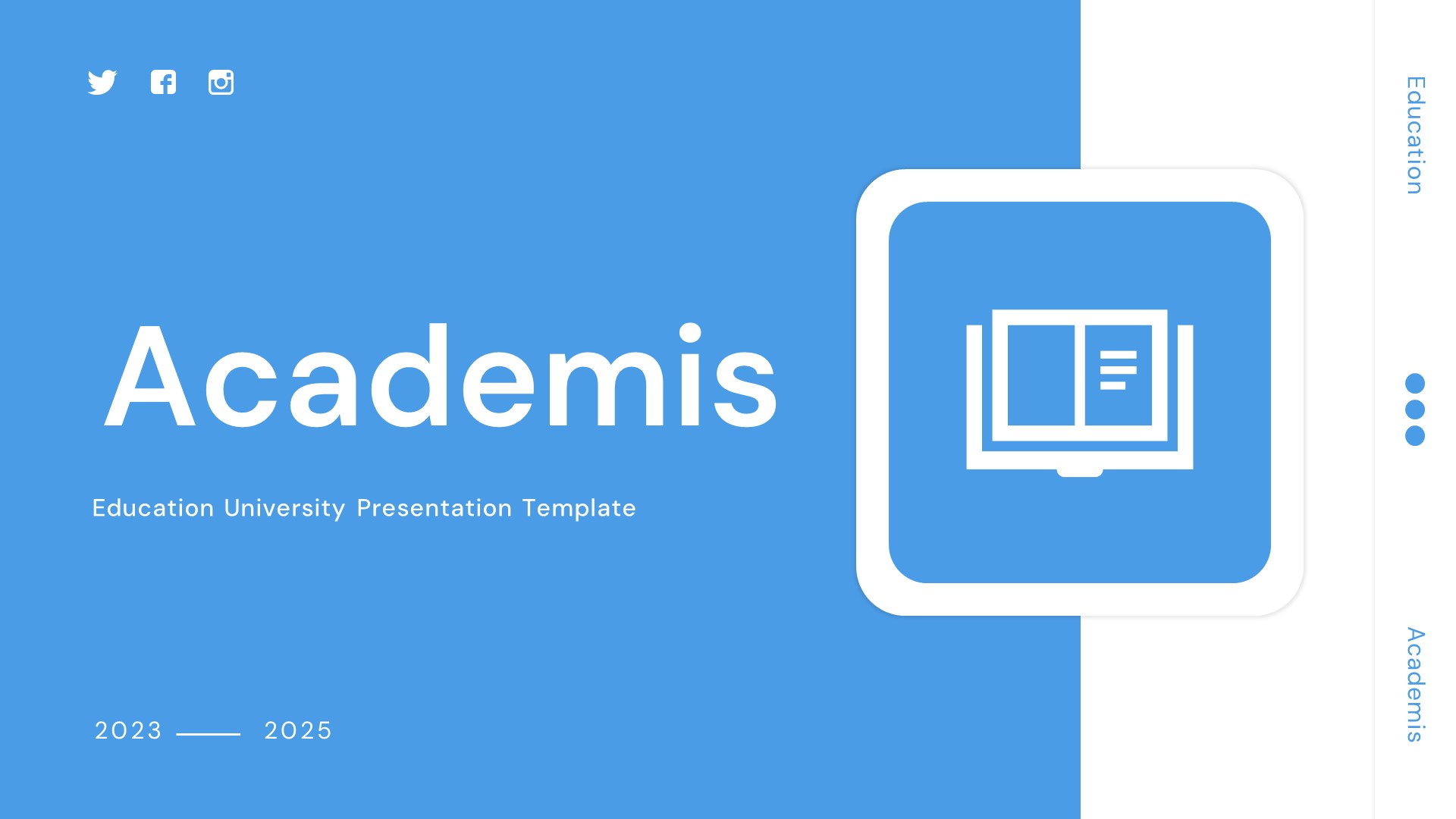 Academis - Education University PowerPoint Template, Presentation Templates