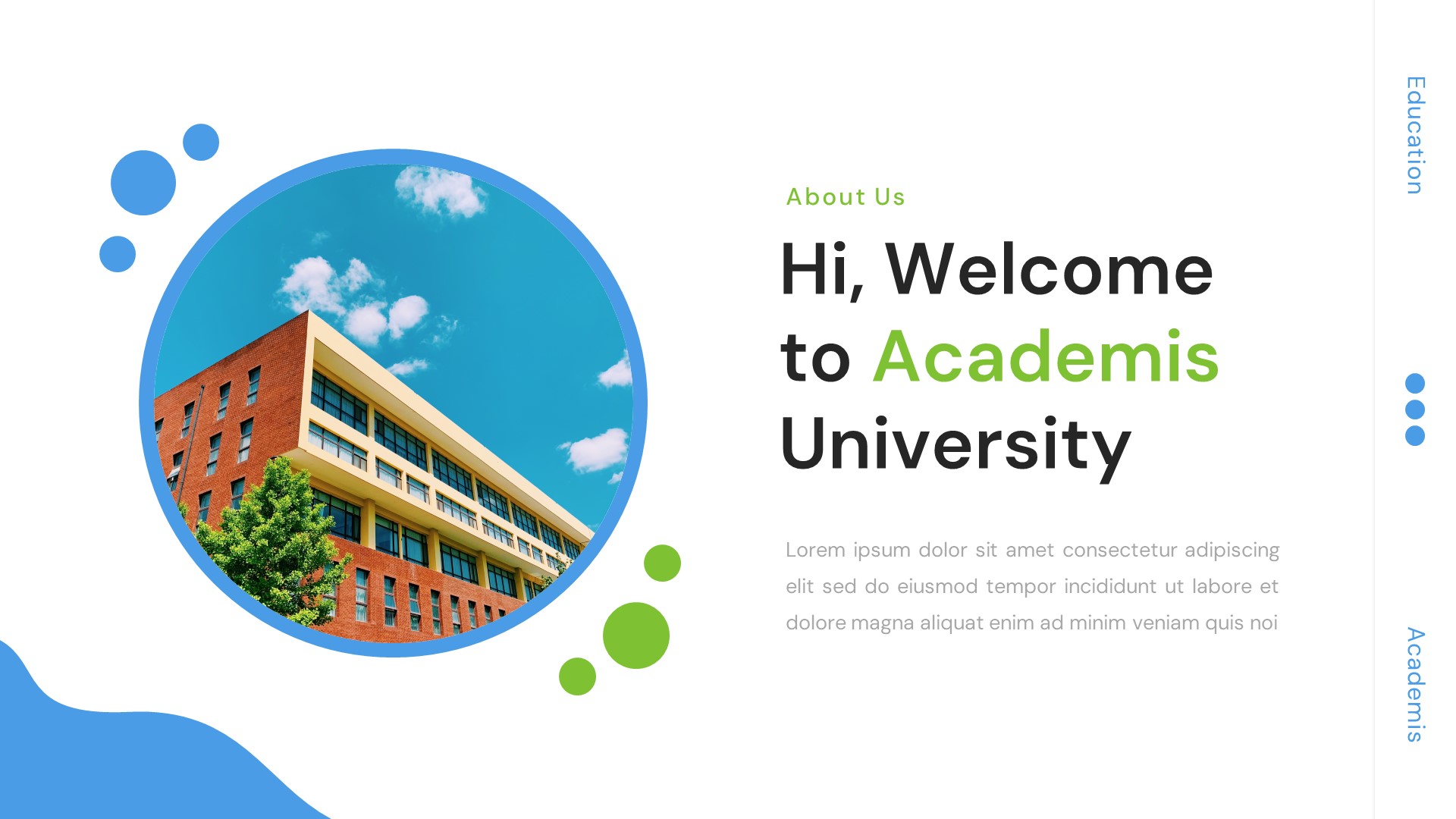 Academis - Education University PowerPoint Template, Presentation Templates