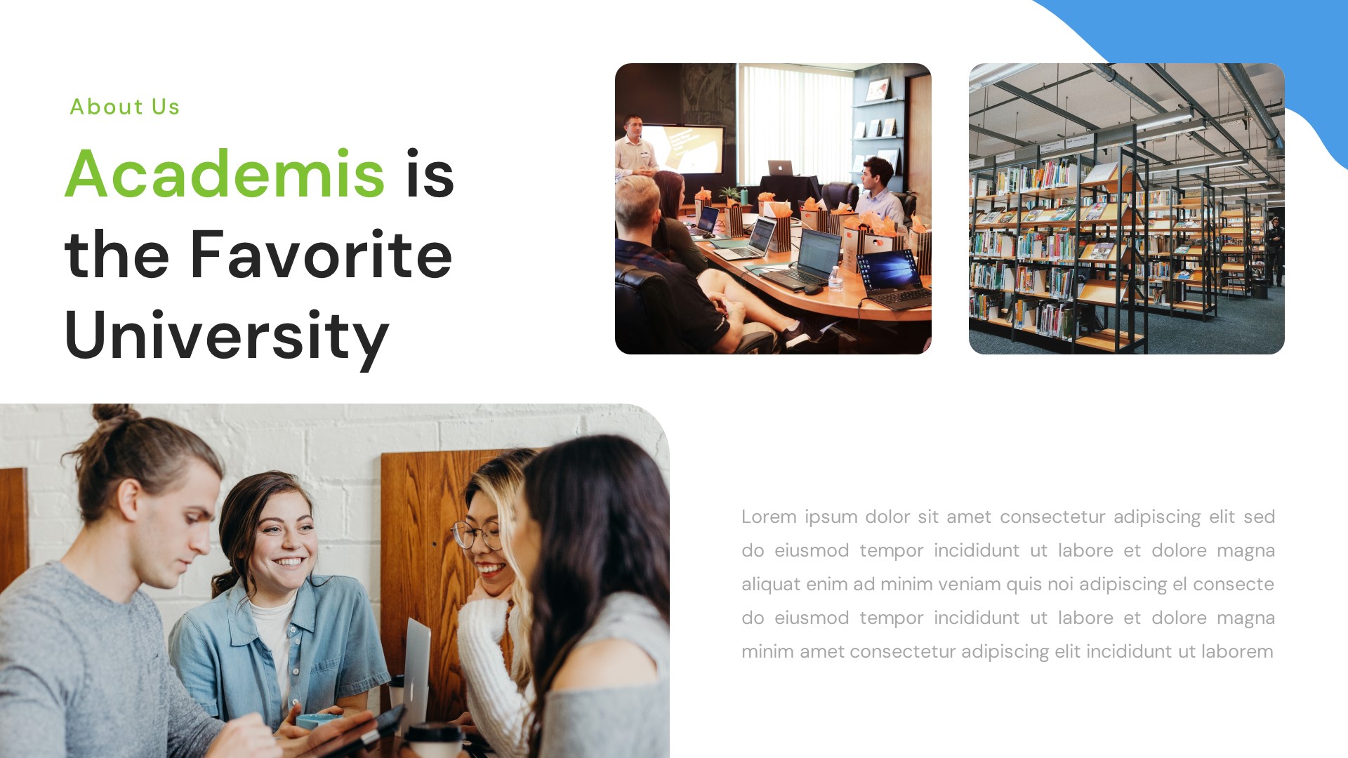 Academis - Education University PowerPoint Template, Presentation Templates