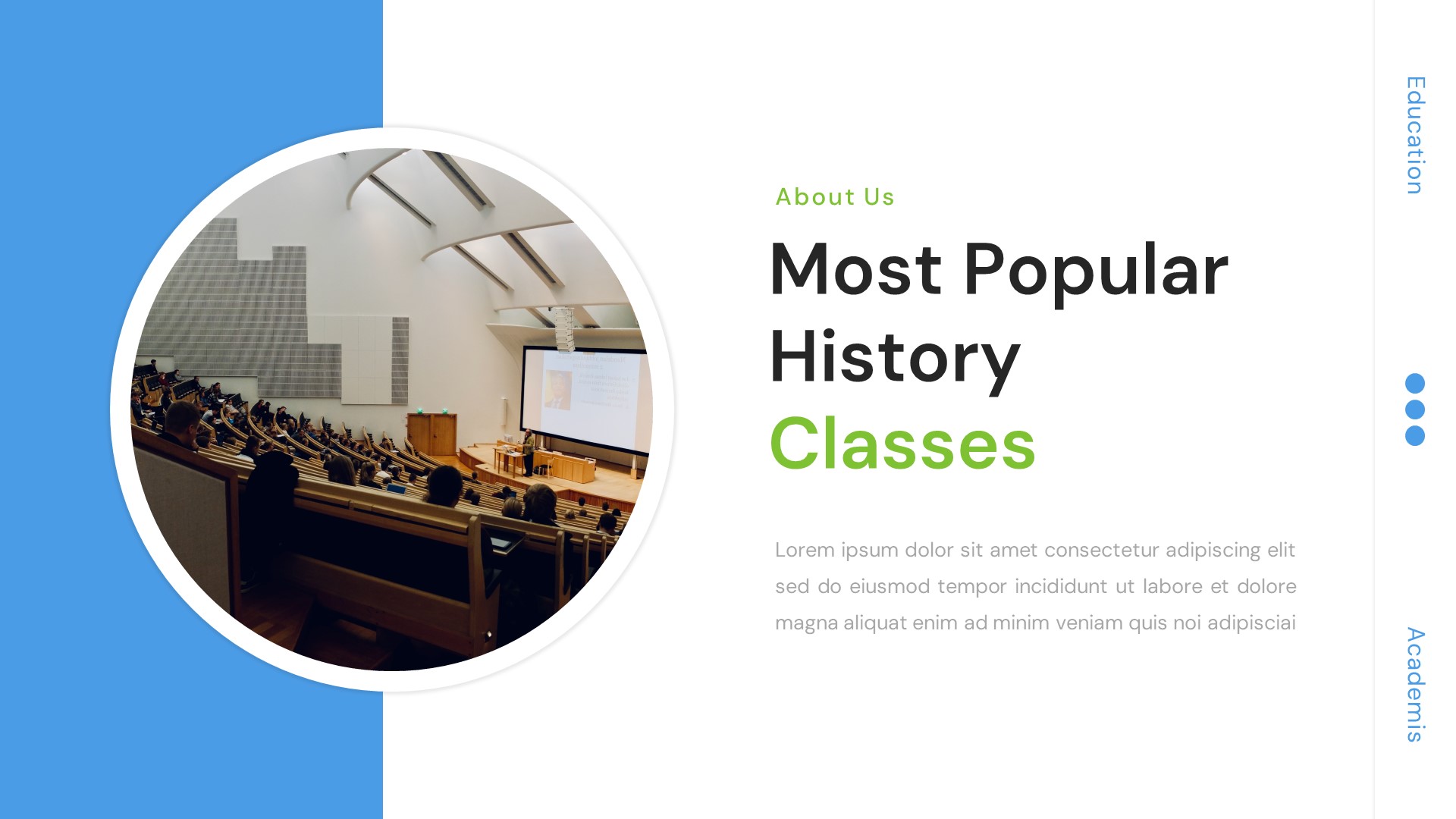 Academis - Education University PowerPoint Template, Presentation Templates