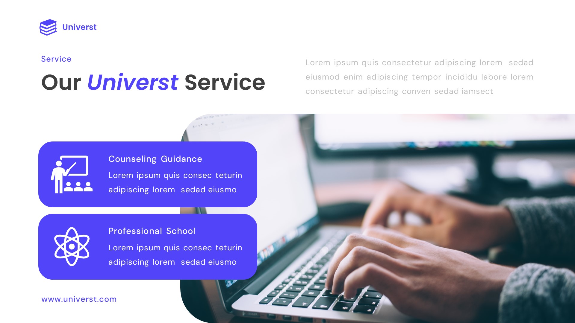 Universt – Education University PowerPoint Template, Presentation Templates