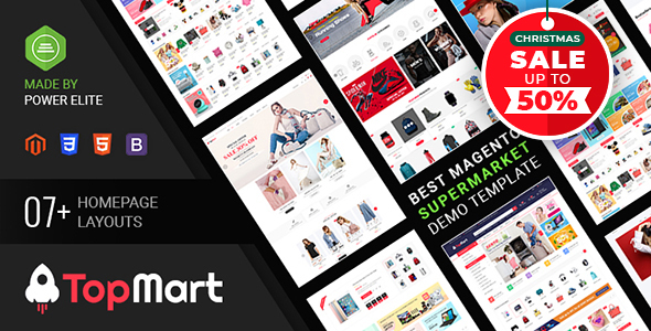 TopMart - MultiPurpose Responsive Magento 2 Shopping Theme by magentech