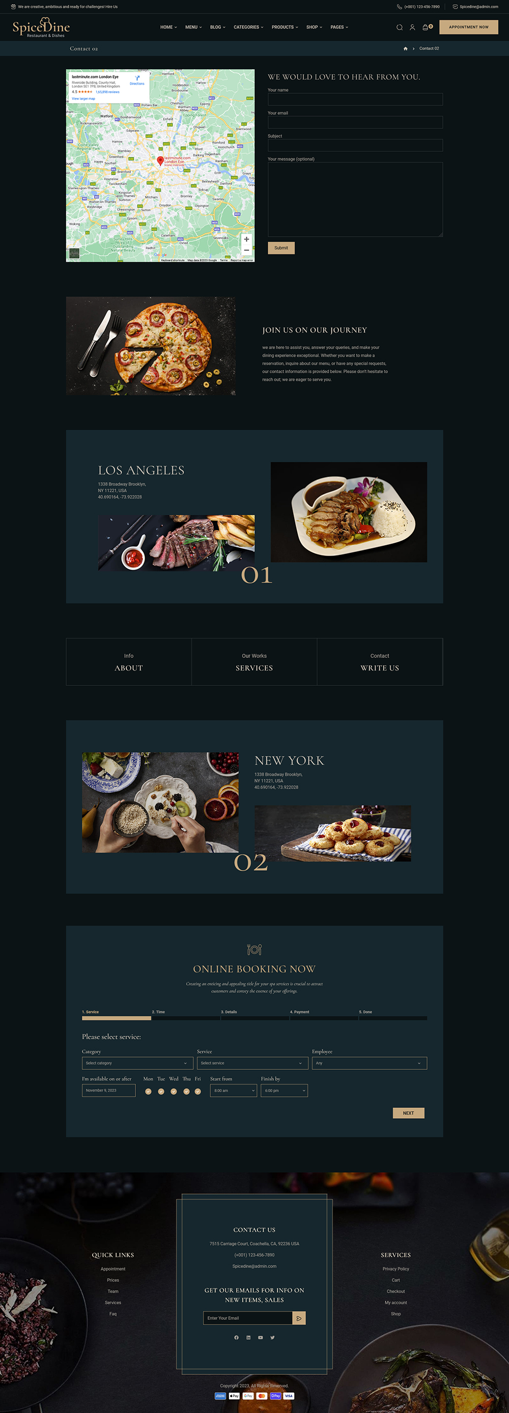 SpiceDine – WordPress Theme For Hotels & Restaurants - Net1s.com