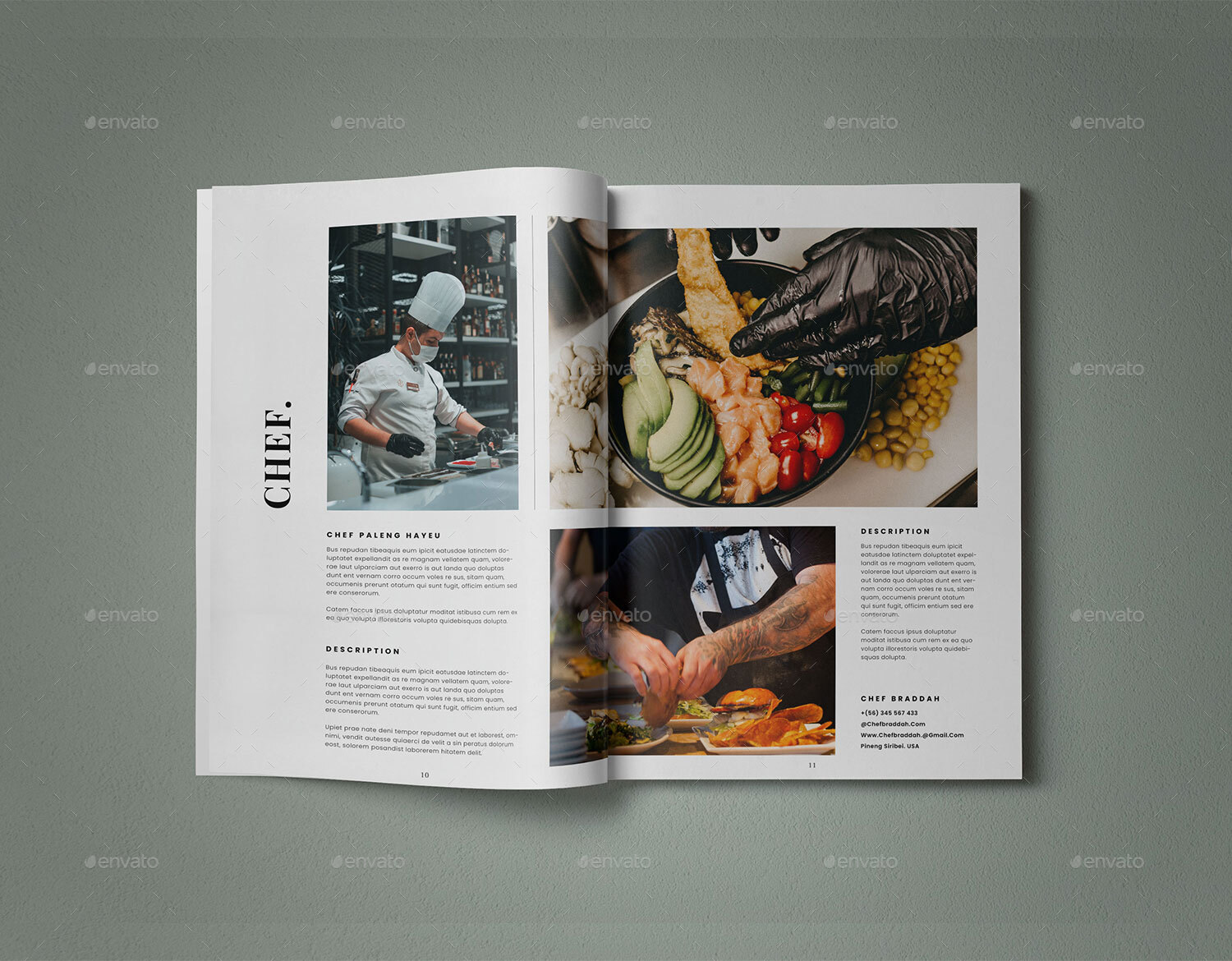 Food Magazine, Print Templates | GraphicRiver