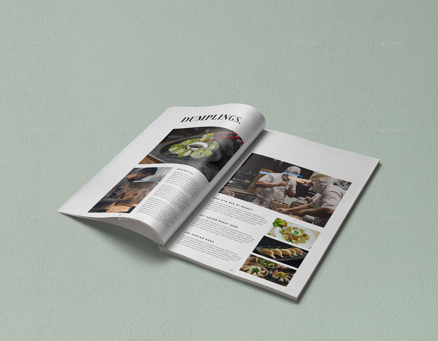 Food Magazine, Print Templates | GraphicRiver