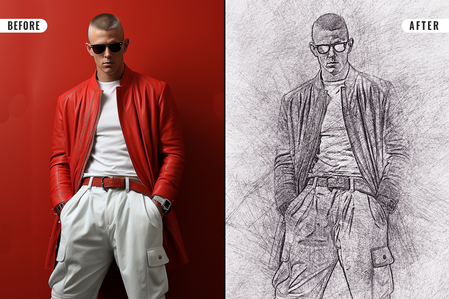 Sketch Art Effect, Add-ons | GraphicRiver