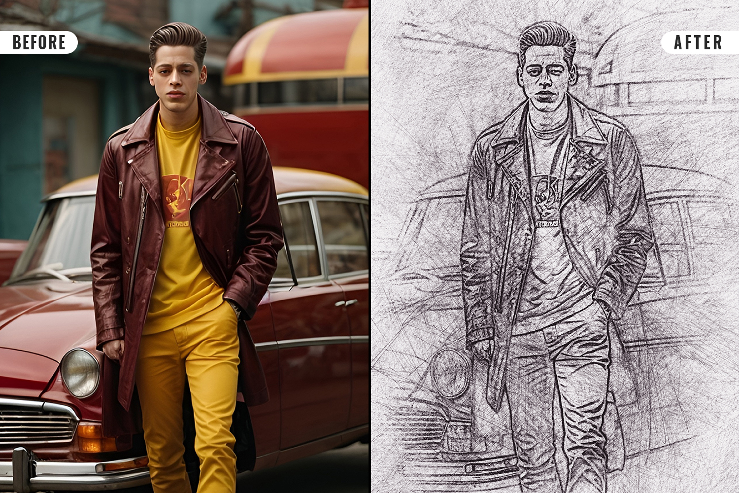 Sketch Art Effect, Add-ons | GraphicRiver