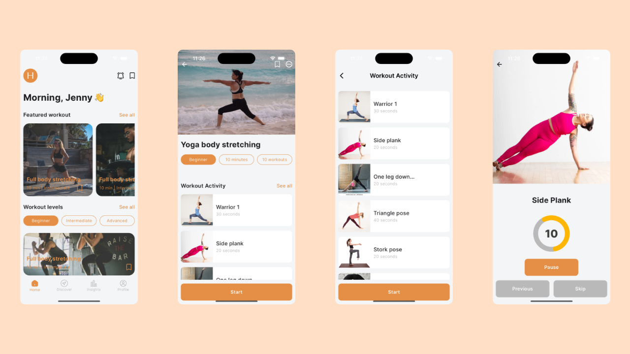 HealthWorkOut App - Fitness Workout | Plan Tracker Flutter App ...
