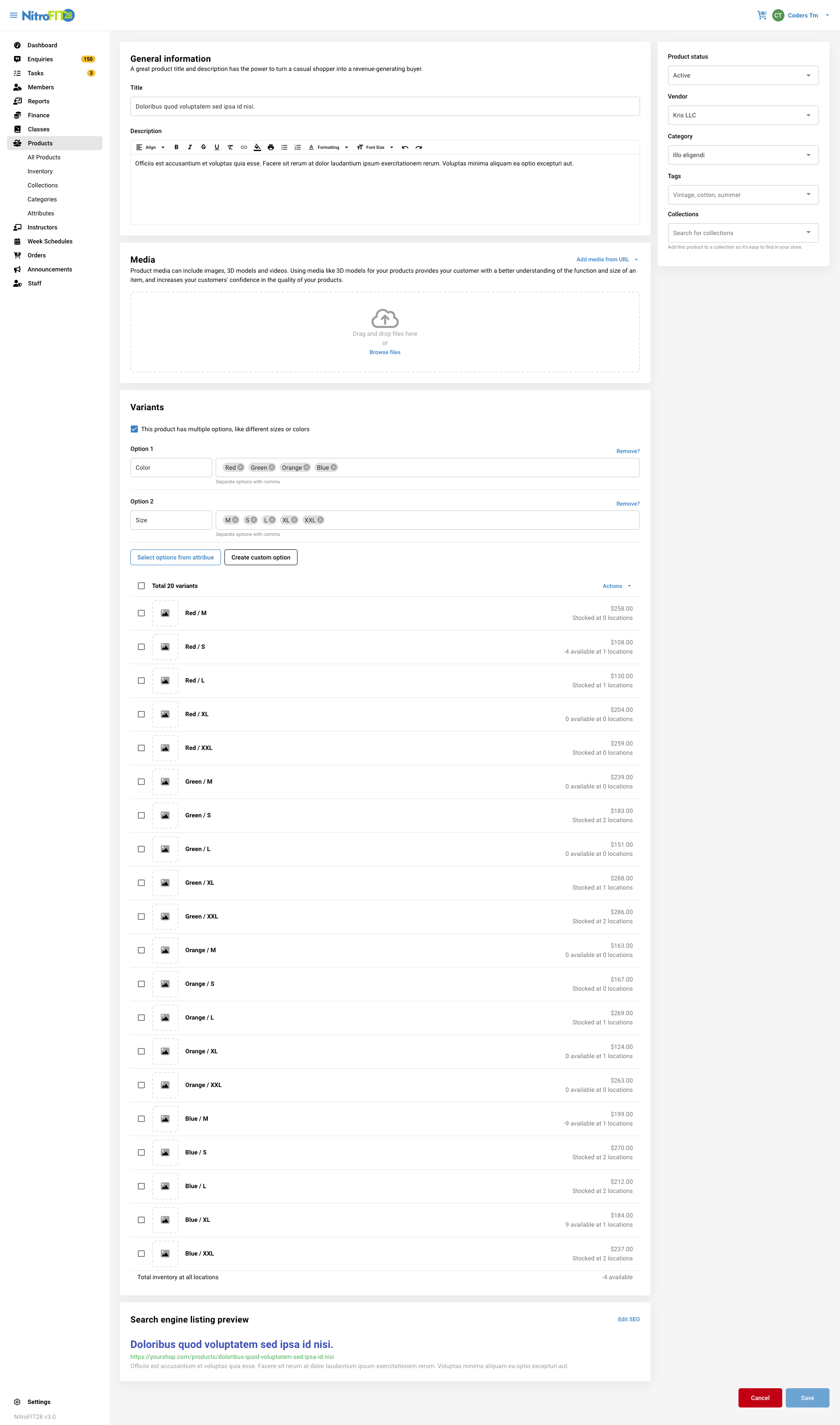 NitroFIT28 | Fitness & Gym Management System by coderstm | CodeCanyon