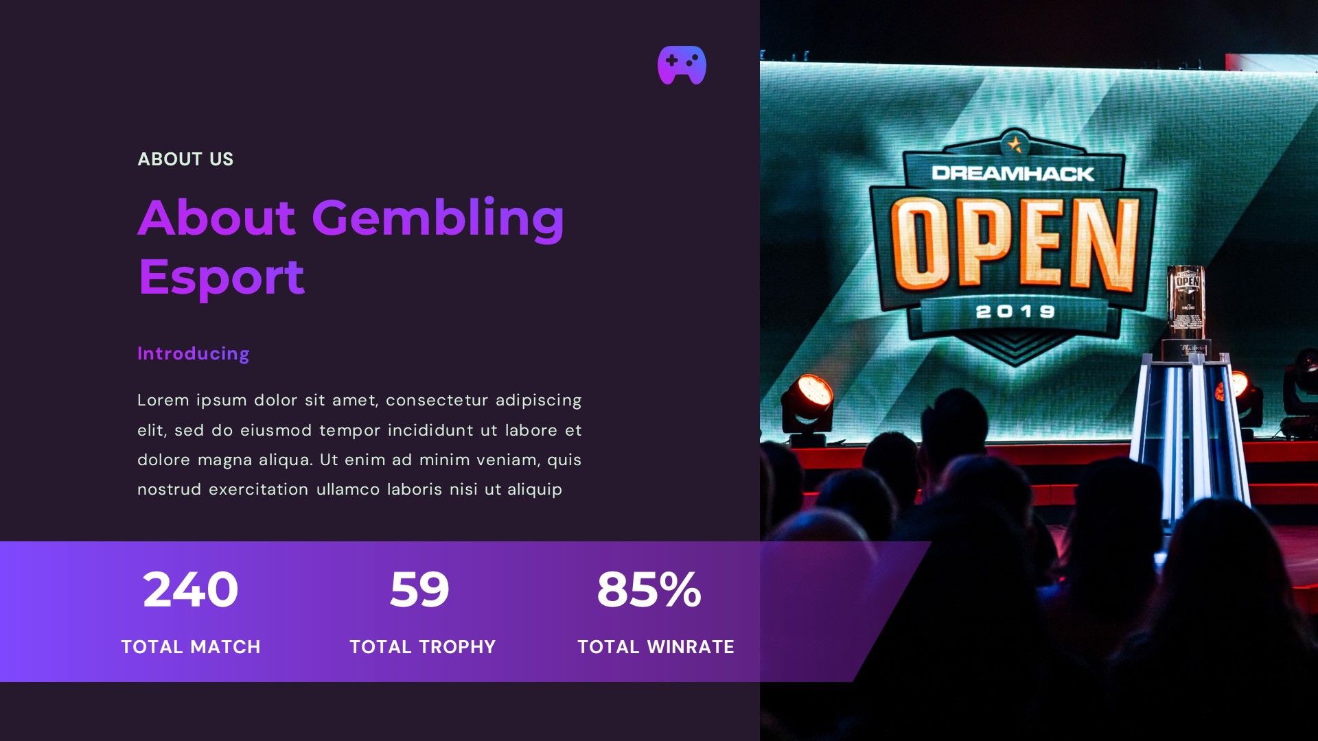 Gambling – Esport Gaming Keynote Template, Presentation Templates ...