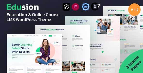 Edusion - Education LMS WordPress Theme by themes_mountain | ThemeForest
