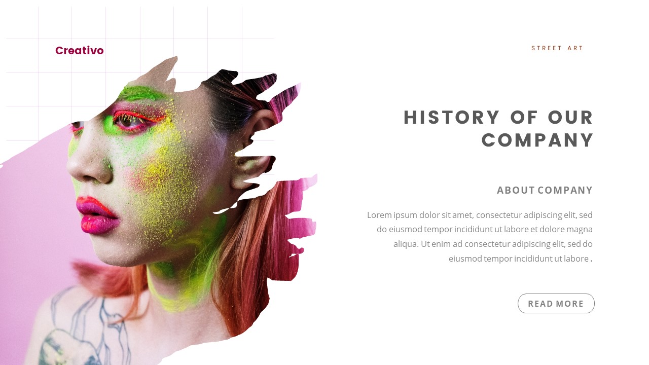 Creativo - Street Art Powerpoint Presentation Template, Presentation ...