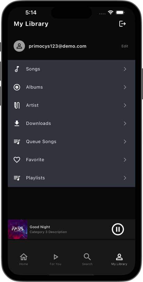 Music Streaming App | Music App in Flutter| Music Player App | Music ...