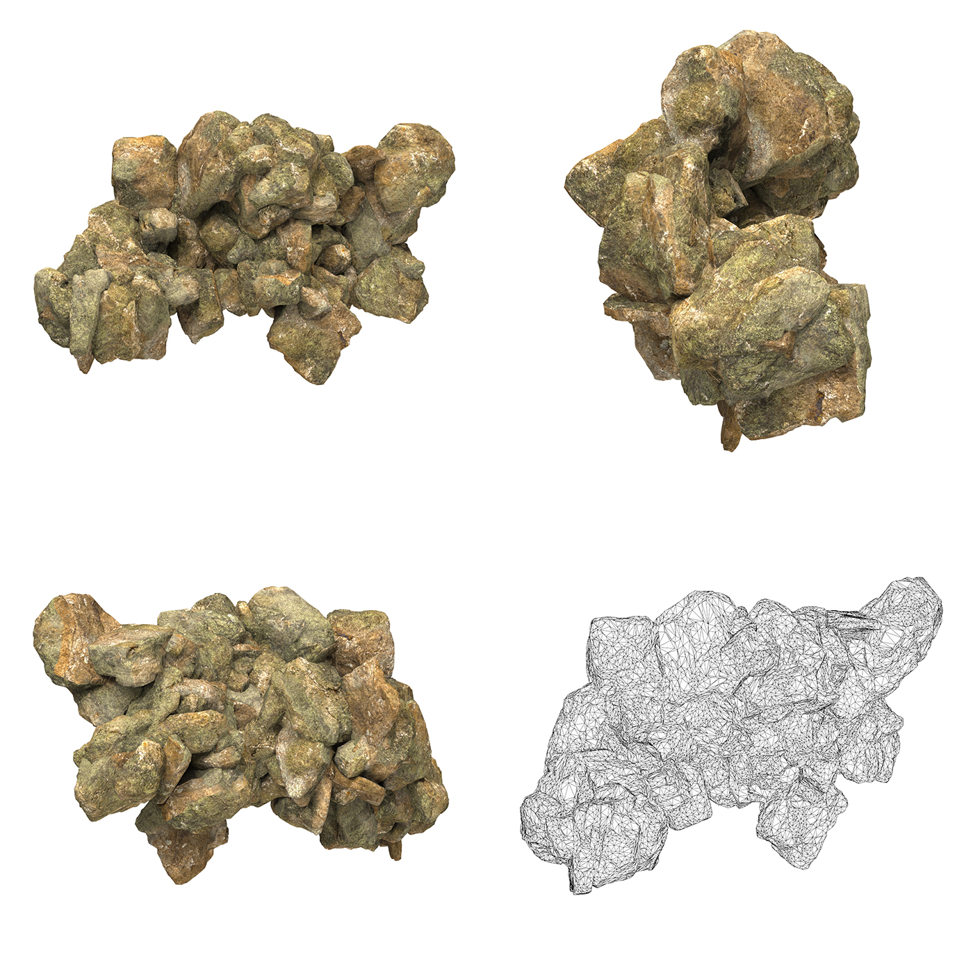 Realistic Natural Rock Cliff Collection by cgsea | 3DOcean