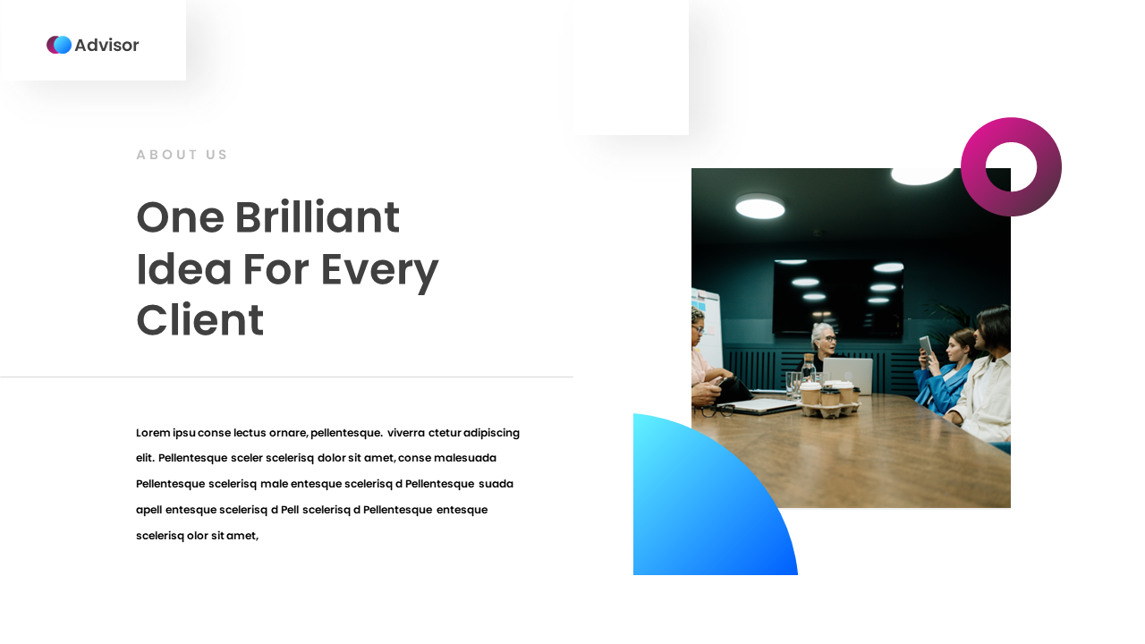 Advisor - Startup Business Presentation, Presentation Templates ...