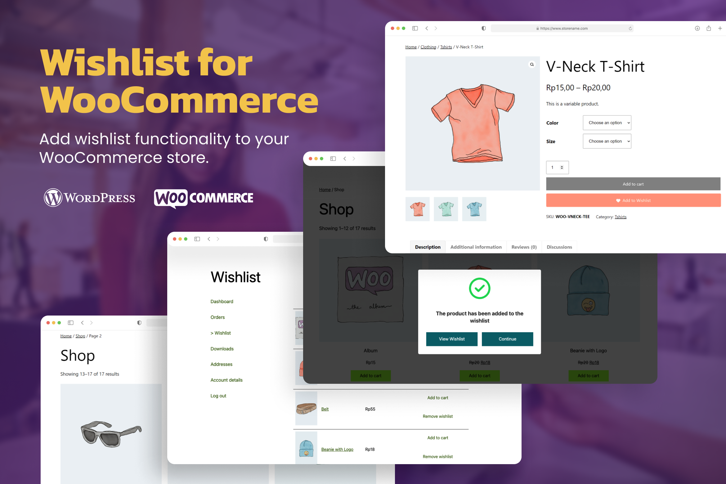 TW WooCommerce Wishlist Plugin - Save Your Favorite Products for Future Purchases by ThemeWarriors