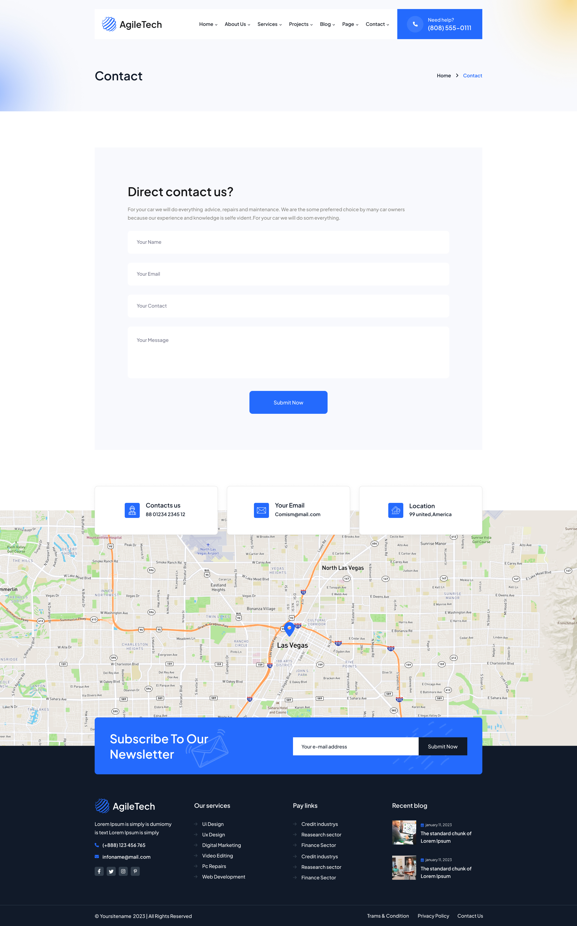 IT Solutions & Technology Multi-Purpose Elementor WordPress Theme - Agiletech by wowtheme7