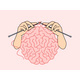 Human Brain and Hands with Knitting Needles As, Vectors | GraphicRiver