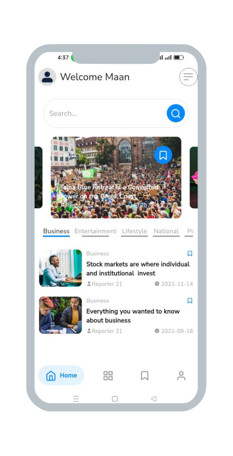 Maan News- Laravel Magazine Blog & News Flutter Full App with Android & iOS AdMob by Acnoo