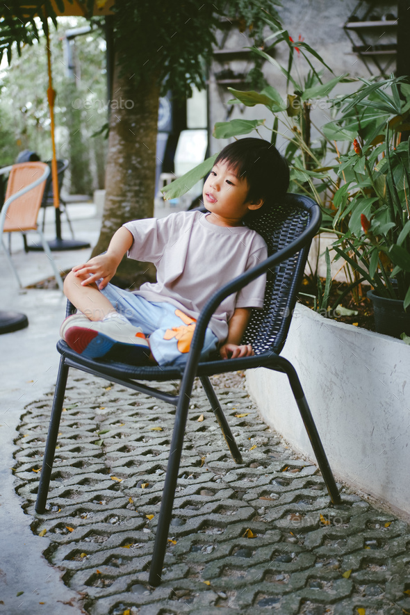 Cute Boy playing in the park, Sweet Little baby boy enjoying Stock ...