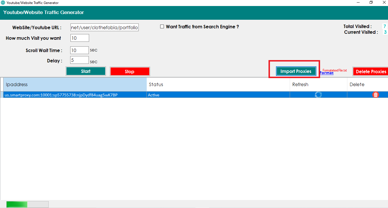 Youtube/Website Traffic Generator Software by clothefobia | CodeCanyon