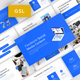 Facebook Social Media Google Slides Template, Presentation Templates