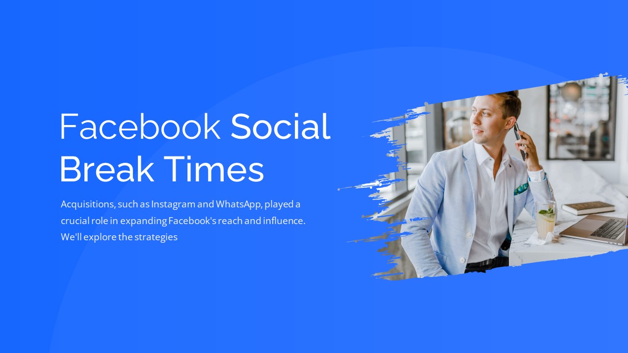 Facebook Social Media Google Slides Template, Presentation Templates